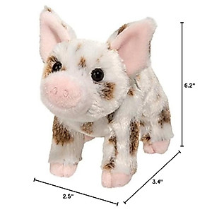 Douglas Yogi Brown Spotted Pig Plush Stuffed Animal