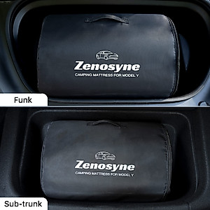 Zenosyne Car Mattress for Tesla Model Y, Car Bed Mattress, Car Camping Mattress, Car Sleeping Pad for Tesla Model Y, CertiPUR Memory Foam with Free Sheet and Pillows