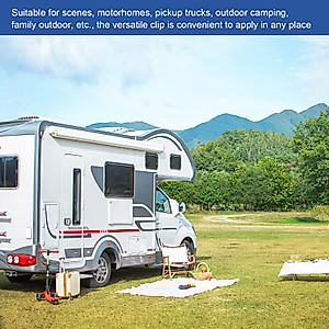 TomGoo Portable Aluminum Drying Rack, 5 Arms, for RVs, Campers, Trailers, Boats, Hotels, Homes