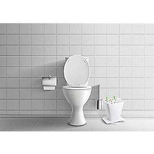 SimplyImagine SprayStand - Cloth Diaper Sprayer Splatter Shield - Contains Spray and Debris When Rinsing Cloth Diapers, Clothing, Shoes, and More in Toilet Spray Bucket Pail