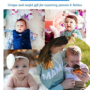 Wristy Buddy Teething Ring for Babies 0-6 8 10 12 Months | Cute Soft Moose Animal Teething Toys & Gloves | Baby Teething Relief Toy Pack | Infant Chew Toys for 3-6 Months, 1 2 3 Years