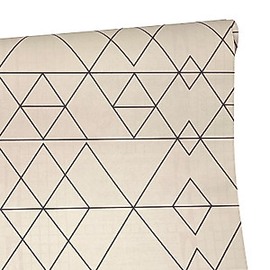 Yifely Geometry Shelving Paper Self-Adhesive Drawer Liner Waterproof Covering Shelf Dividers Entry Tables 17.7 Inch by 9.8 Feet