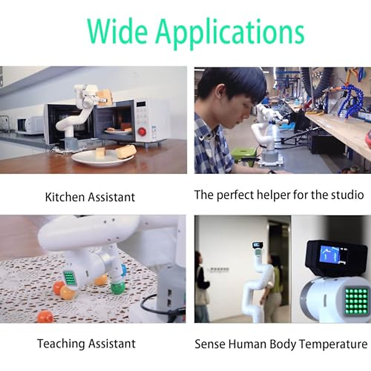 ELEPHANT ROBOTICS Open Source 6 Axis Robotic Arm, myCobot 280 with M5Stack 2023, Collaborative Robot, Desktop Robot Arm Education ROS Robots, Programming for Various Applications