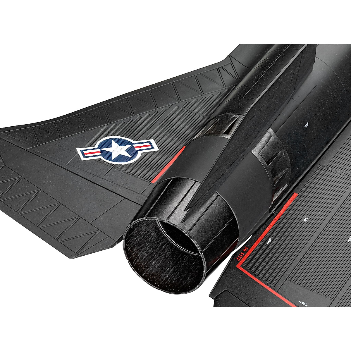 Revell Level 5 Model Kit Lockheed SR-71A Blackbird Stealth Aircraft The World's Fastest Stealth Jet 1/48 Scale Model