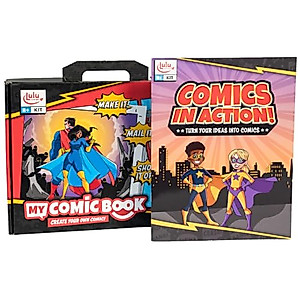 Lulu Jr. My Comic Book Making Kit, Multicolor, 6.75" x 10.25"