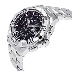 TAG Heuer Men's CAP2110.BA0833 Aquaracer Black Chronograph Dial Watch