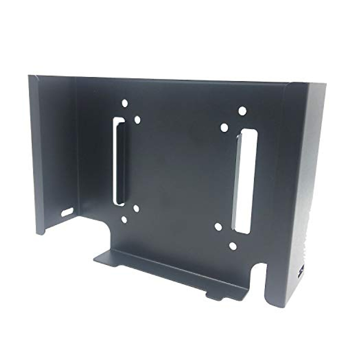 JINGCHENGMEI Mac Mini Mount - Mount for Mac Mini No Scratches on Your Equipment (MacMiniMount, Black)