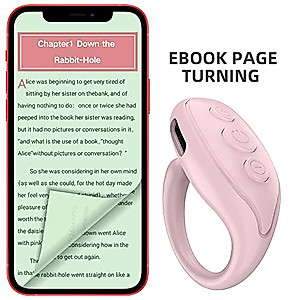 TIKTOK Video Bluetooth Remote Control Page Turner for iPhone Smartphones Tablets, Wireless Ring Camera Shutter Remote Control, Bluetooth 5.0USB for iOS and Android…