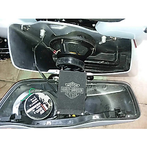 SPL Bagger Audio Harley Saddlebag 10" Mid-mount Inside Speaker Adapter Mounting Rings & Install Kit 2014-2022