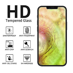 navor [3+3 PACK] 3 Pack Screen Protector & 3 Pack Camera Lens Protector Compatible with iPhone 13 Pro Max [6.7 inch] Tempered Glass, Bubble Free, Easy Installation, Sensitive Touch, Case Friendly