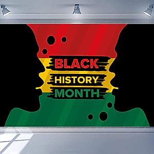 Black History Month Banner African American Emancipation Sign Backdrop, Happy Juneteenth Day Party Decorations Celebration Black Freedom Festivals Decoration Supplies (5 x 3ft)