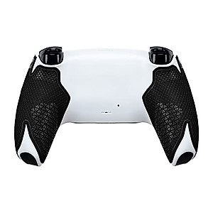 Lizard Skins PS5 Controller Grip – 0.5mm DSP Playstation 5 Grip - Easy to Install PRE Cut Pieces - 10 Colors (Jet Black)