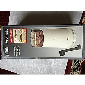 Braun Aromatic Coffee Grinder "Gourmet Edition" (Model: KSM 4)