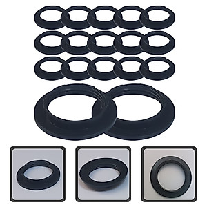 Beaupretty 50pcs E27 Lamp Fixed Ring Lamp Shade Collar Ring Lock Socket Replacement Adapter Ring Retaining Rings for Light Fixture Lamp Socket Retainer Ring Light Socket Ring Lamp Head Lamps