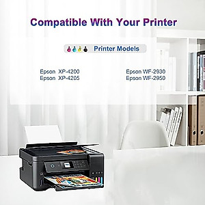 232XL Remanufactured for Epson 232 Ink Cartridges Epson 232XL T232 XL for Epson XP-4200 XP-4205 Epson Workforce WF-2930 WF-2950 Printer