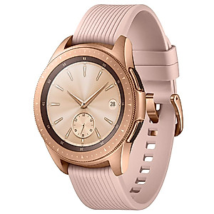 Samsung - Galaxy Watch Smartwatch 42mm Stainless Steel LTE SM-R815UZDAXAR GSM Unlocked - Rose Gold (Renewed)