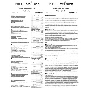 Perfectmiaoxuan Polarized sunglasses for men/women; light frame; HD pilot lenses; Golf/driving/fishing/travel Eyewear