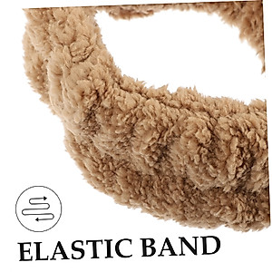 DRESSOOS Adorable Bear Ears Headband for Washing Face Cute Cartoon Makeup Headband for Women and Girls Soft Elastic Hairband for Skincare and Spa Routine