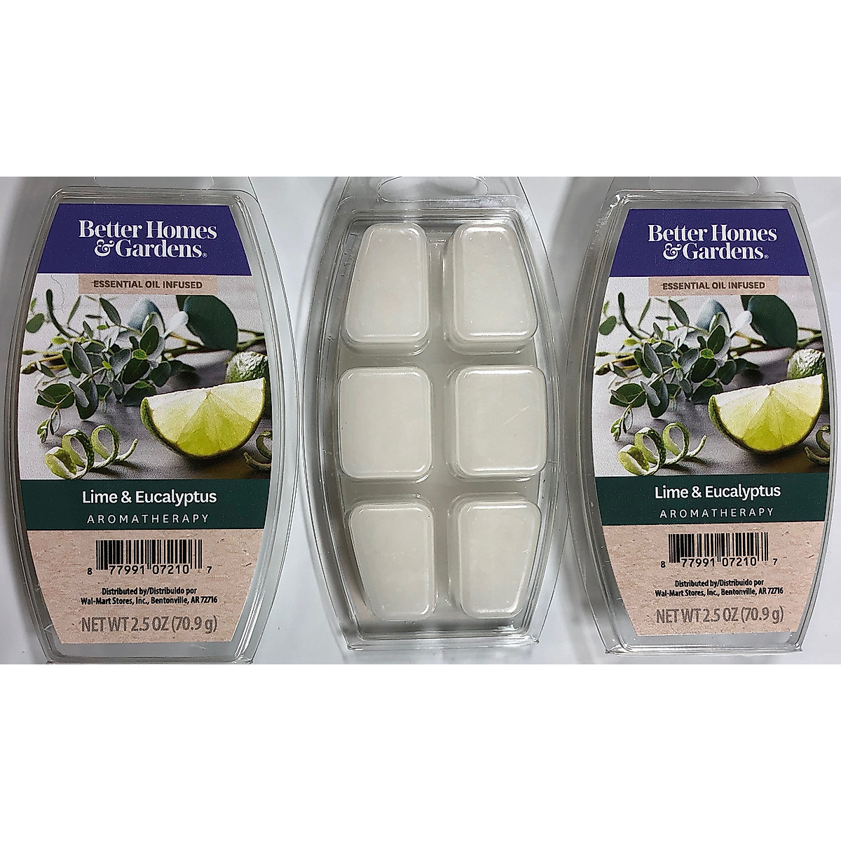 5-Star Compatible Ink Better Homes and Gardens Lime & Eucalyptus Essential Oil Infused Wax Cubes - 3-Pack