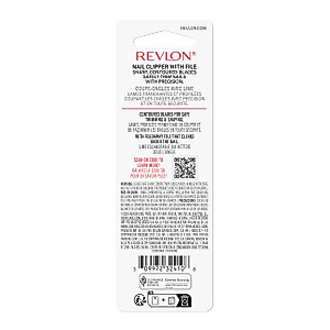 Revlon Mini Nail Clipper, Nail Care Tools, Curved Blade for Trimming & Grooming, Easy to Use (Pack of 1)