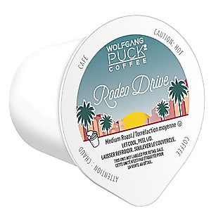 Wolfgang Puck Coffee Single Serve Capsules, Medium Roast, Compatible with Keurig K-Cup Brewers, Rodeo Drive, 24 Count (Pack of 1)
