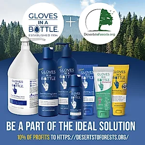 Gloves in a Bottle Shielding Lotion for Dry Itchy Skin 2 ounce, Pack of 3