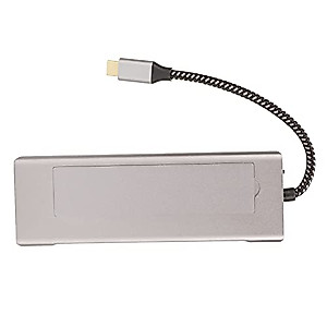 Qinlorgo USB C Docking Station, USB C Hub 8 in 1 5Gbps Transfer for Office