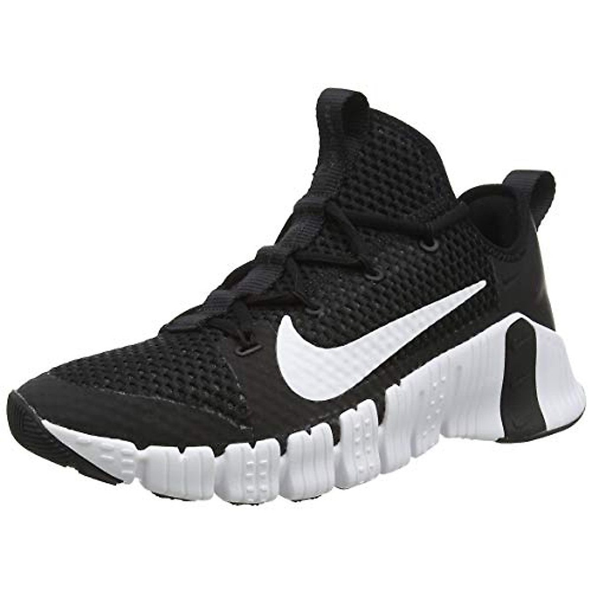 NIKE Unisex Football Soccer Shoe, Black White, 8 US Men