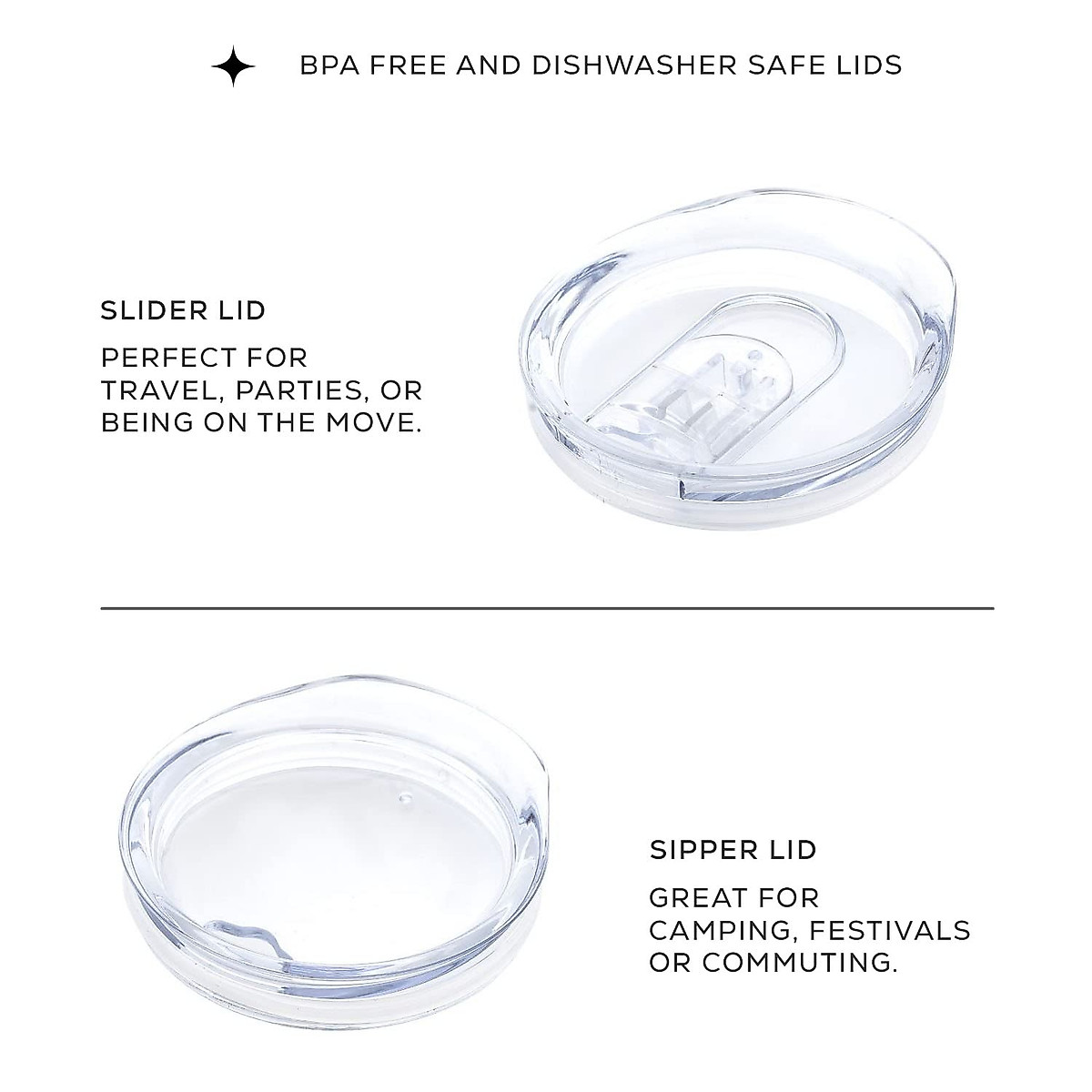 JoyJolt Tri-Insulated Wine Tumbler with Lid Pack. 12 oz Tumbler, Slider and Straw Lids. Vacuum Double Walled Stainless Steel Stemless Wine Glass, Copper Lined for Very Cold Drinks, Travel and Camping