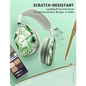 i-Blason Cosmo Case Designed for Airpods Max Headphones, Protective Stylish Earpads Case Cover Compatible with Apple AirPods Max, 1 Pair (Jade)