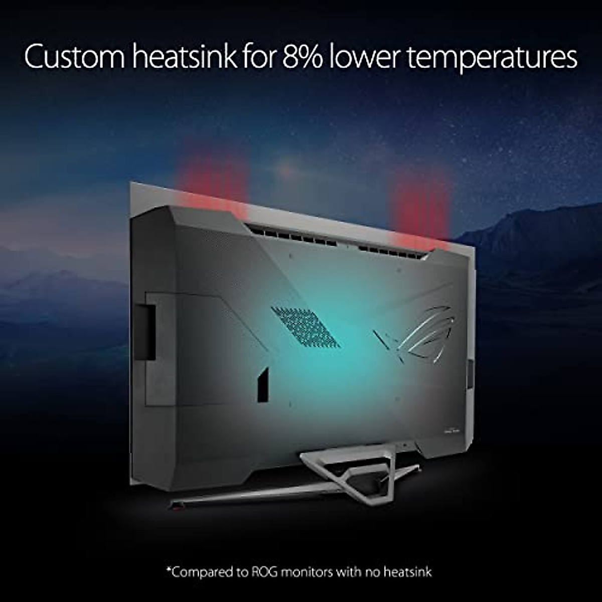 ASUS ROG Swift 41.5” 4K OLED Gaming Monitor (PG42UQ) - UHD (3840 x 2160), 138Hz, 0.1ms, HDMI2.1, True 10 bit, DCI-P3 98%, G-SYNC Compatible, DisplayPort, USB, Console Ready, Remote Control, Anti-Glare