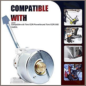 QAZAKY Carburetor Compatible with Toro CCR Powerlite CCR1000 38170 38171 38172 38173 38175 38176 38177 38178 38182 38183 38190 38191 38195 38196 38400 38405 Craftsman Tecumseh Yardmachine Snowblower