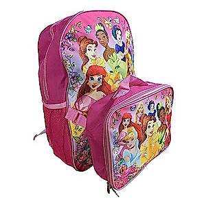 Disney Princess Backpack W/Detachable Lunch Box