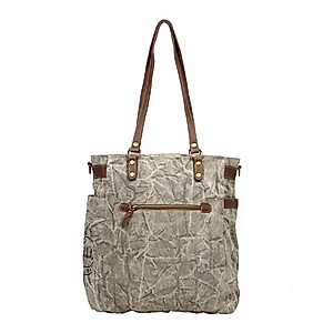 Myra Bag Broil Upcycled Canvas Shoulder Bag S-1226