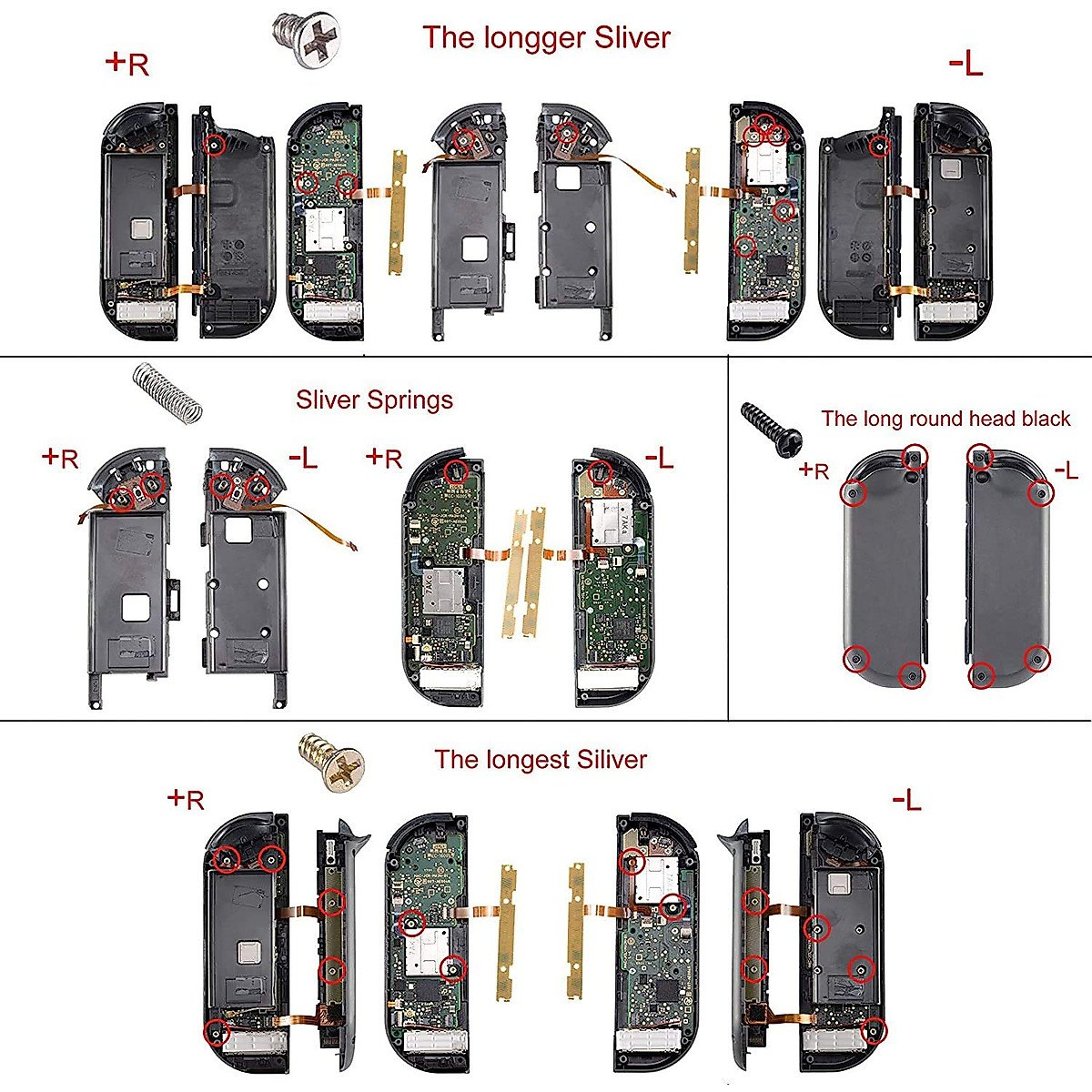 eXtremeRate DIY Replacement Shell Buttons for Nintendo Switch, Soft Touch Back Plate for Switch Console, Housing with ABXY Direction Buttons for Joycon Handheld Controller - Classic 1989 GB DMG-01