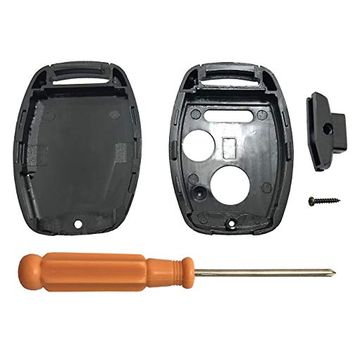 Replacement Keyless Entry Key Fob Case Cover fits for Honda Accord Civic 2003-2012 CR-V 2005 2006 Pilot Hybrid EX EX SE CR-V 2007 2011 Odyssey Ridgeline 2009-2015 Element Key Fob Shell