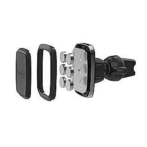 Prodigee [Magnet Pro+ Vent] Super Strong Magnetic Car Mount Phone Holder Air Vent Adjustable 360 Rotation with 6 Super Powerful Magnets N52 Grade