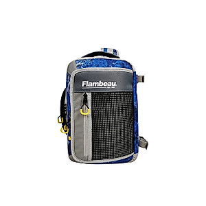 Evolution Outdoors FL30003: 5007 Pro-Angler Zerust Sling Pack (Kinetic Blue) - Includes 3 Trays