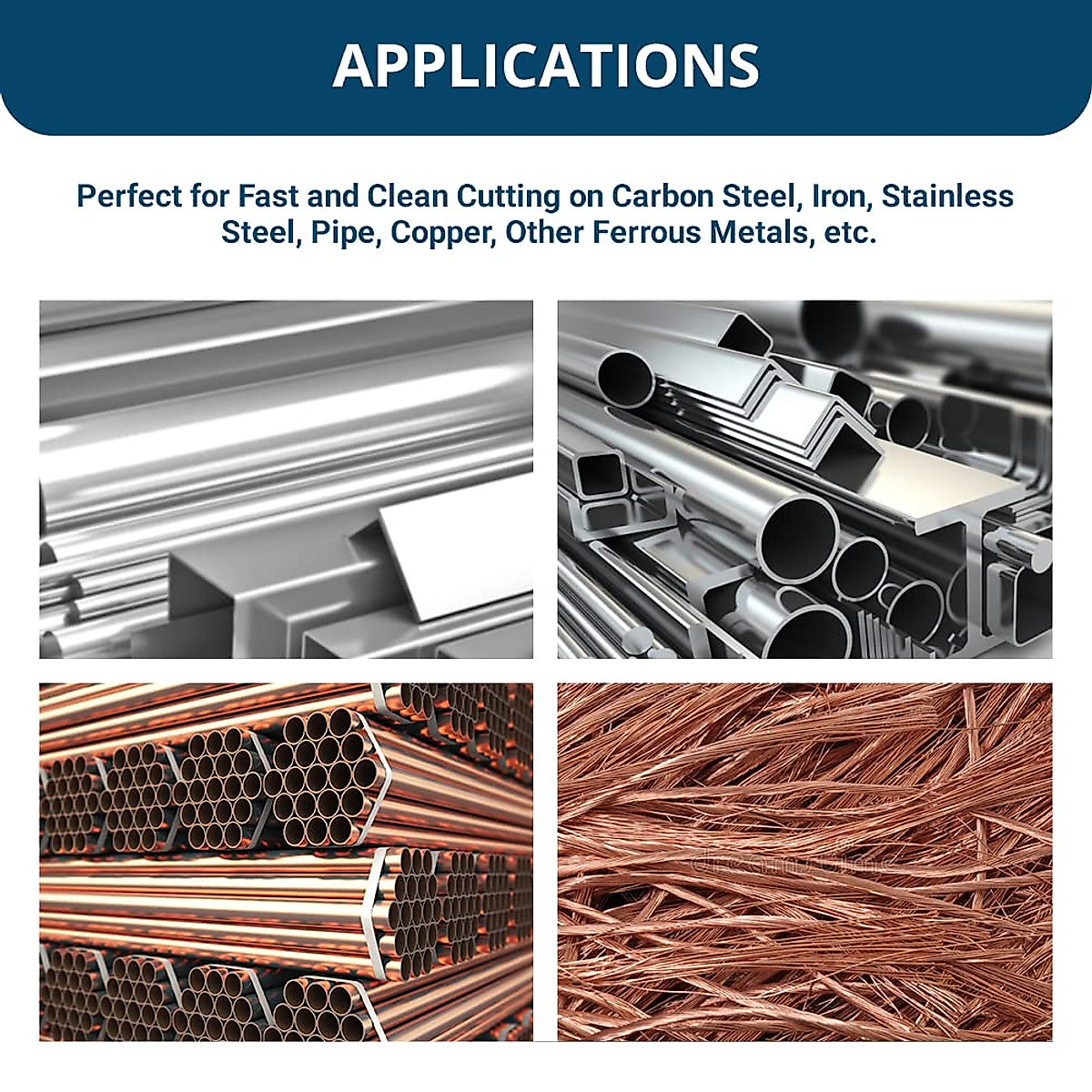 Benchmark Abrasives Grinder Cut Off Wheels 4 1/2 Inch Aluminum Oxide Depressed Center Thin Type 27 for Metals, .045" Thick 7/8" Arbor, Angle Grinder Cutting Disc, Grinding Cutting Wheel - 15 Pack