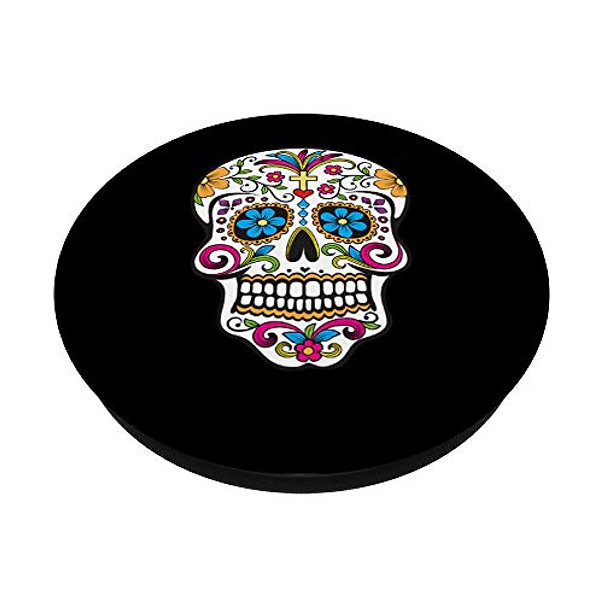 Day of the Dead Sugar Skull PopSockets PopGrip: Swappable Grip for Phones & Tablets