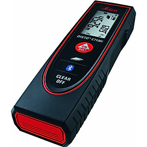 Leica DISTO E7100i 200ft Laser Distance Measure with Bluetooth, Black/Red