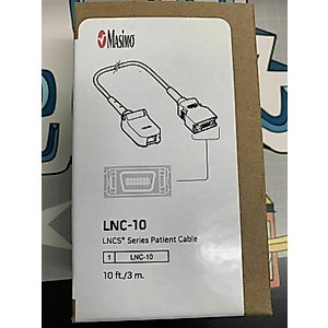 Masimo 1814 LNCS Trunk Cable FOR SpO2 Passpt 10ft Ea