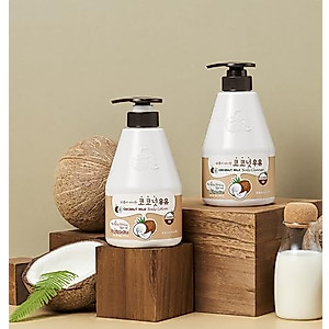 WELCOS KWAILNARA Coconut Milk Body Lotion – Korean Body Lotion for Deep Hydration & Silky Smooth Skin 560 g / 19.75 Fl. Oz
