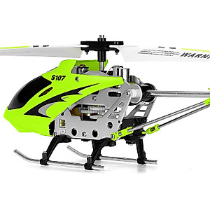 Syma S107G 3 Channel RC Radio Remote Control Helicopter with Gyro - Green