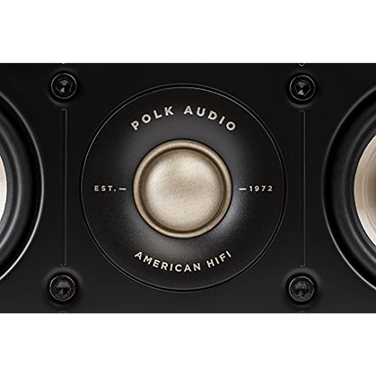 Polk Signature Elite ES35 Slim Center Channel Speaker - Hi-Res Audio Certified, Dolby Atmos & DTS:X Compatible, 1" Tweeter & (6) 3" Woofers, Dual Power Port for Effortless Bass, Stunning Black