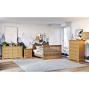 Child Craft Jordyn Euro 4-in-1 Convertible Crib, Biscotti