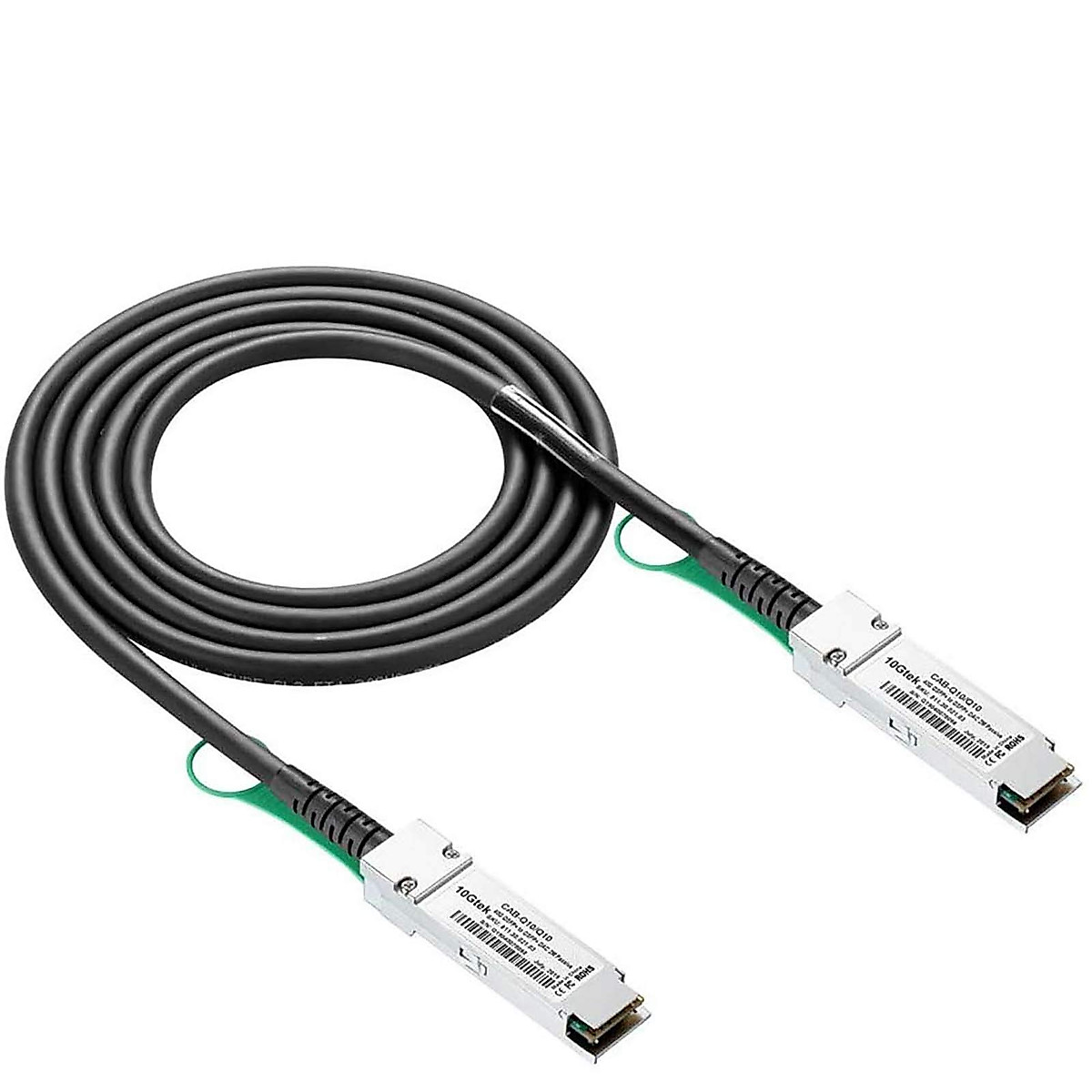 40G QSFP+ DAC Cable - 40GBASE-CR4 Passive Direct Attach Copper Twinax QSFP Cable for Intel XLDACBL3 Devices, 3-Meter(10ft)