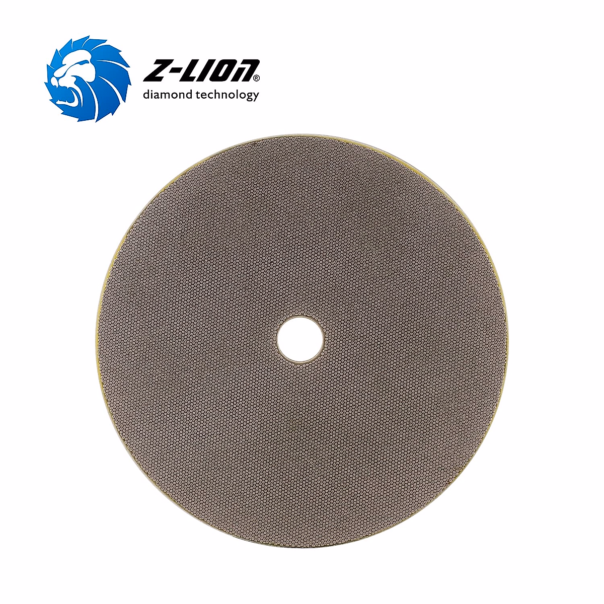 Z-Lion 7 Inches Diamond Polishing Pads Electroplated Grit 120 Professional for Glass,Pack of 4