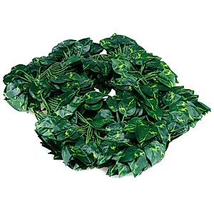 Tighall 12PCS 79 Feet Artificial Vines Plants Faux Greenery Decor Fake Hanging Plant Garland for Bedroom Wall Indoor Outdoor Decoration