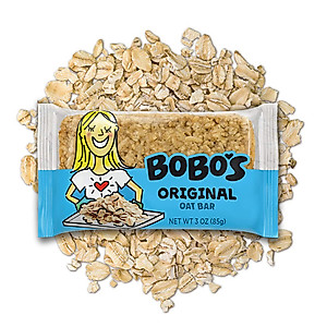 Bobo's Oatmeal Bars, Original, Gluten Free Vegan Whole Grain Oat Bars, Pack of 12